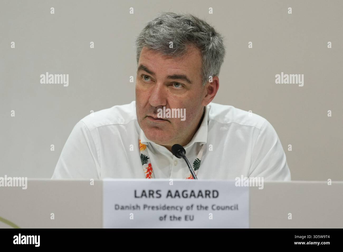 Lars Aagaard, minister for climate, energy and utilities of Denmark ...