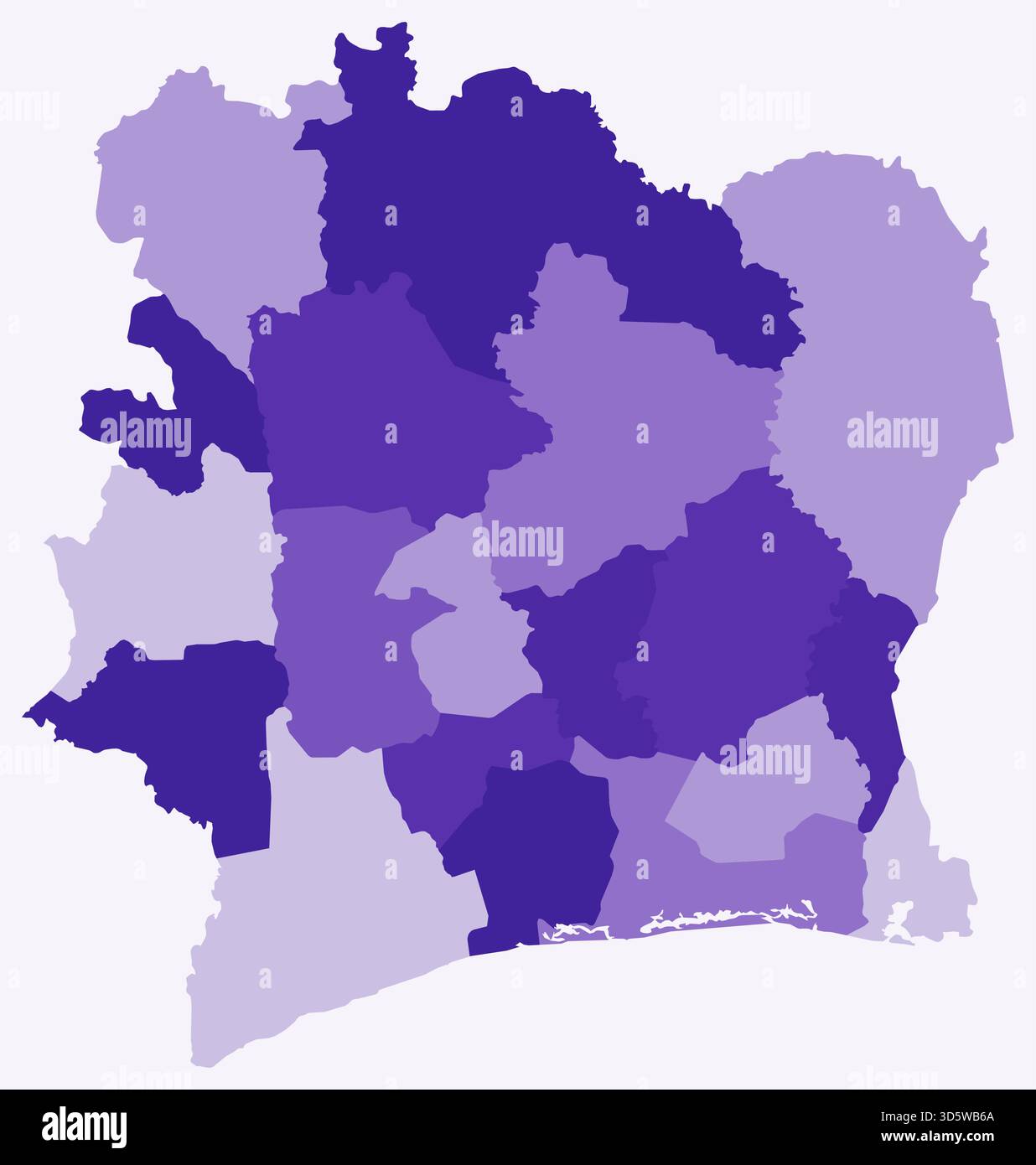 Regions of cote de ivoire hi-res stock photography and images - Alamy