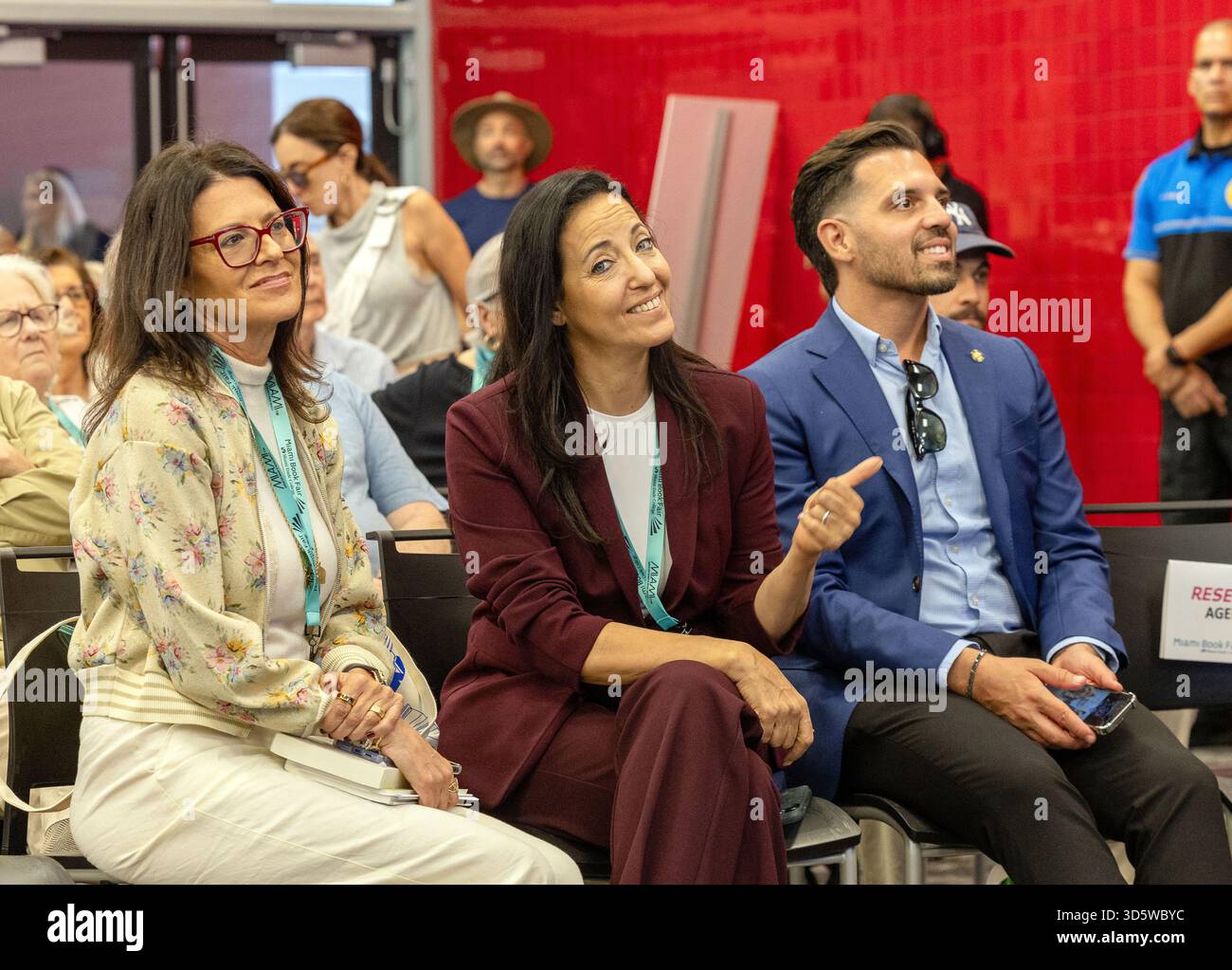 MIAMI, FL NOV 16: (L) Rochelle B. Weinstein and Lihi Lapid are seen ...