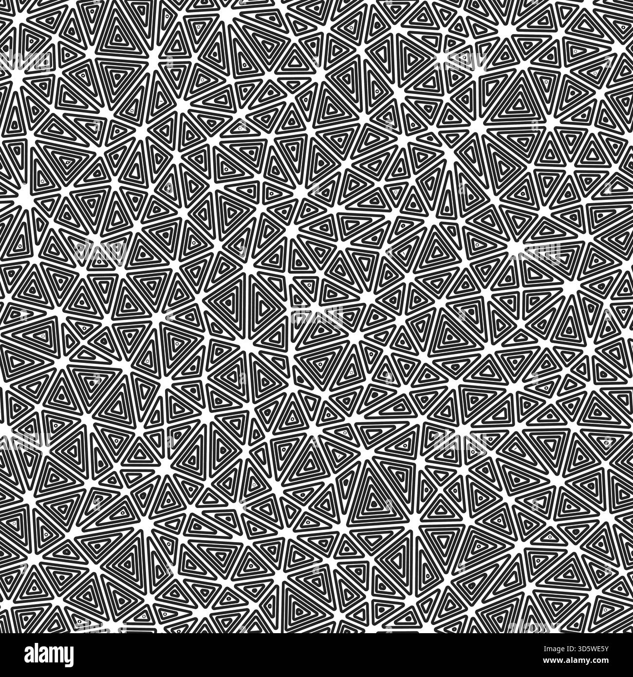 Triangles pattern. Multiple repeated inner triangles. Compact shape ...