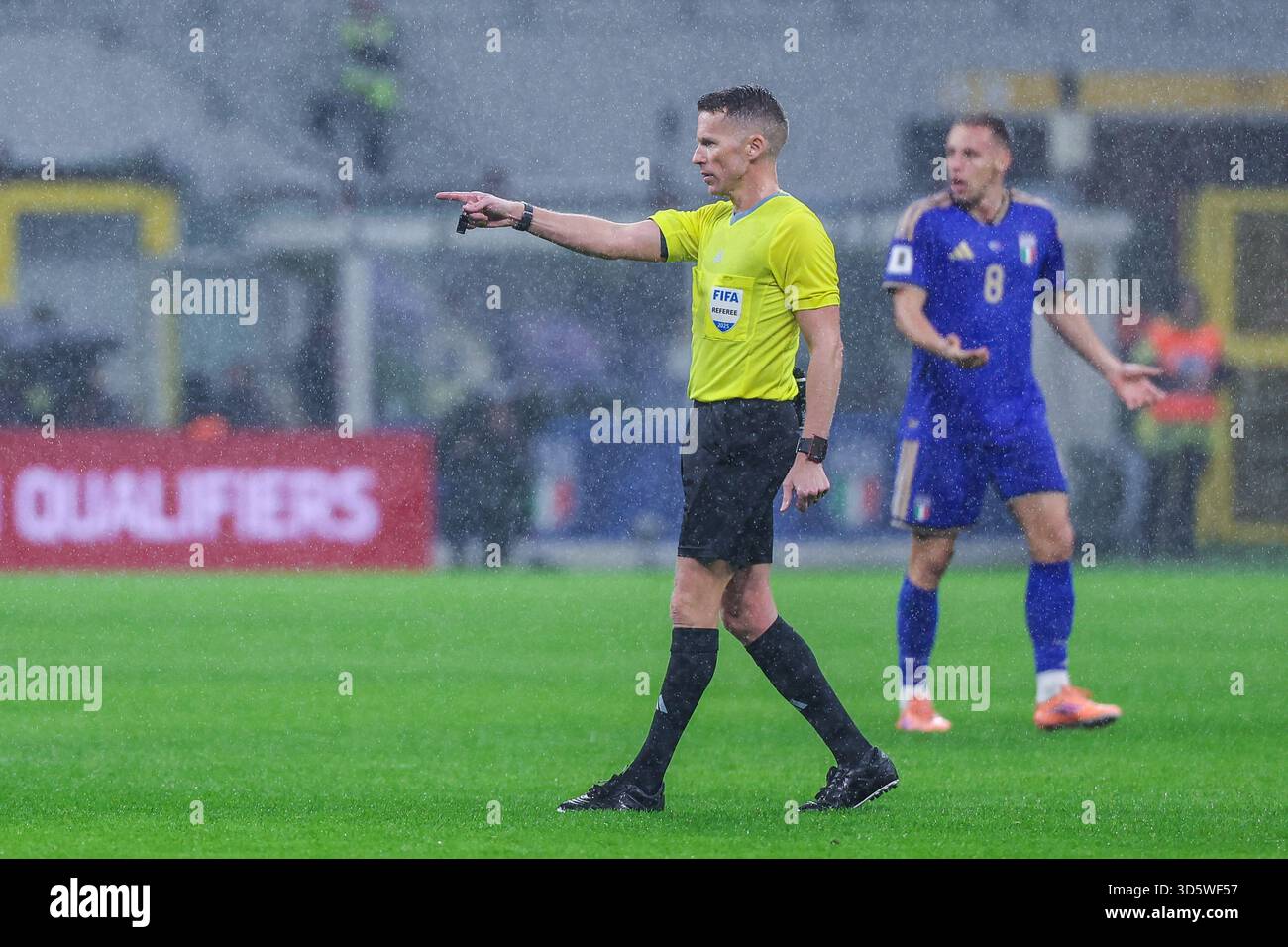 Referee Alejandro Hernandez seen in action during FIFA World Cup 2026 ...