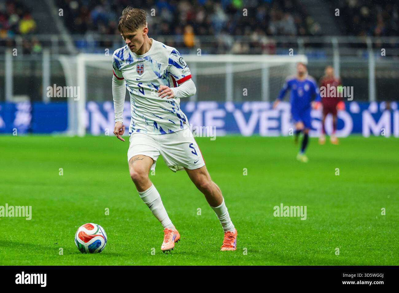 David Moller Wolfe of Norway seen in action during FIFA World Cup 2026 ...
