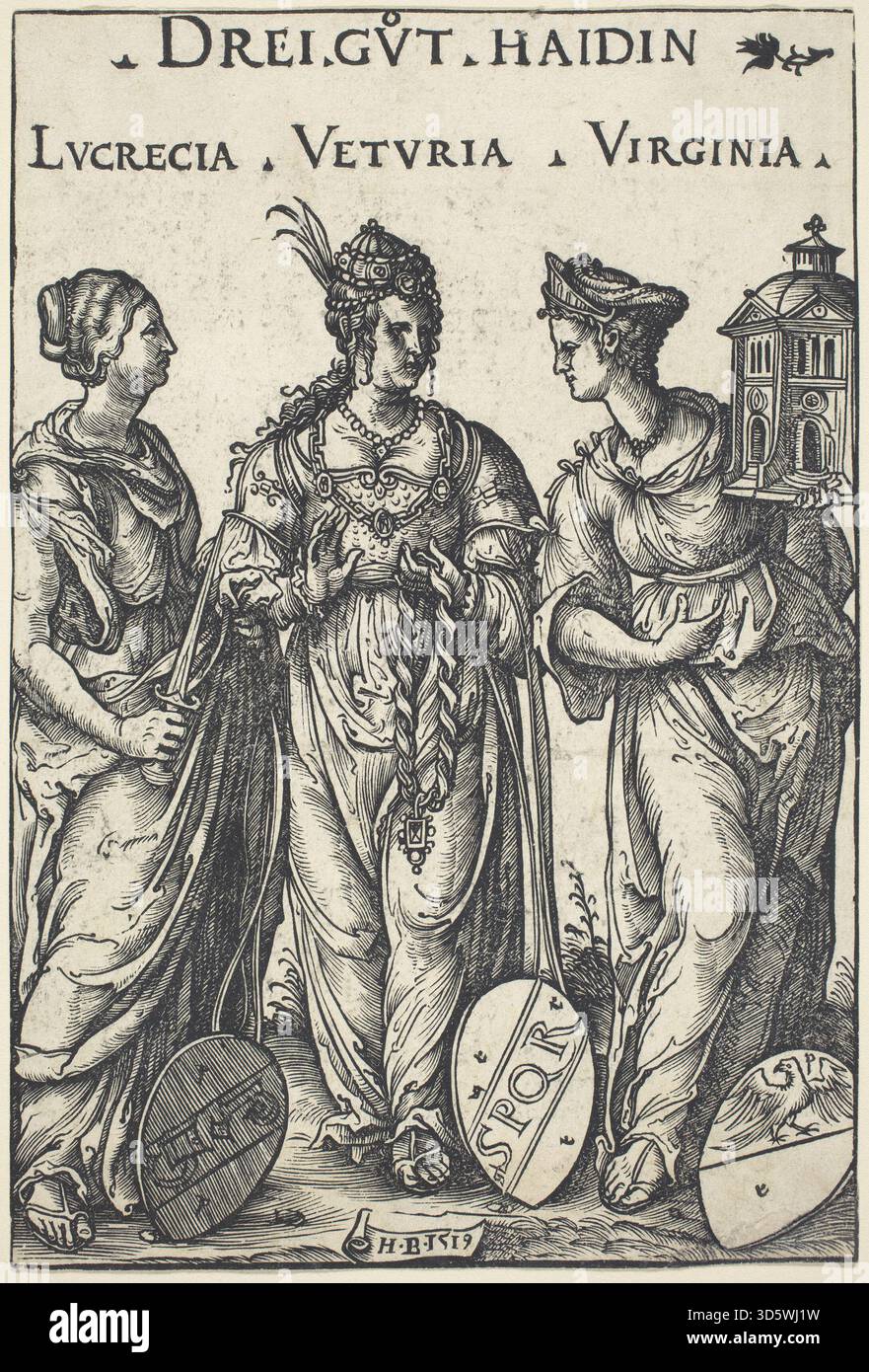 This 1516 print by Hans Burgkmair I depicts the historical and ...