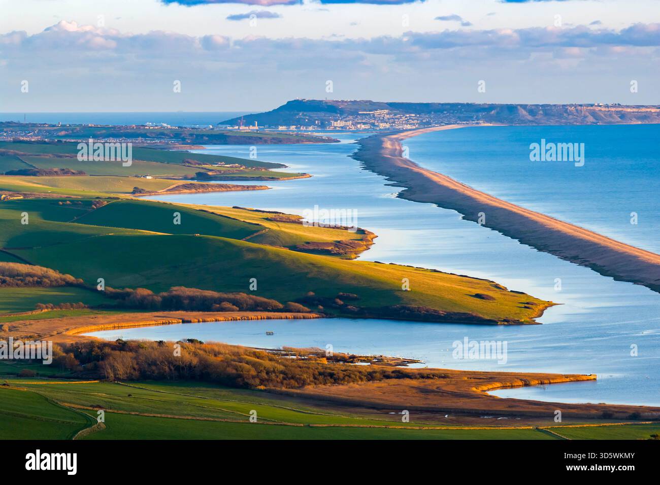 Abbotsbury, Dorset, UK. 17th November 2025. UK Weather: Aerial view of ...