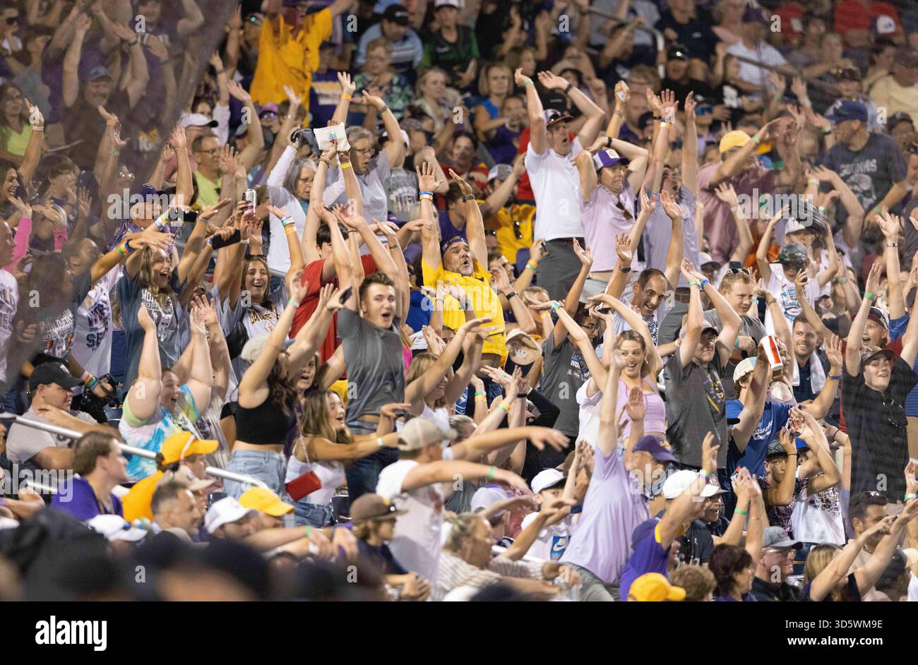 FILE - Fans do the wave as Tennessee plays against LSU in the eighth ...