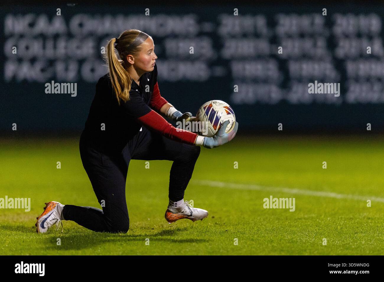 STANFORD, CA - NOVEMBER 14: Caroline Birkel #1 of the Stanford Cardinal ...