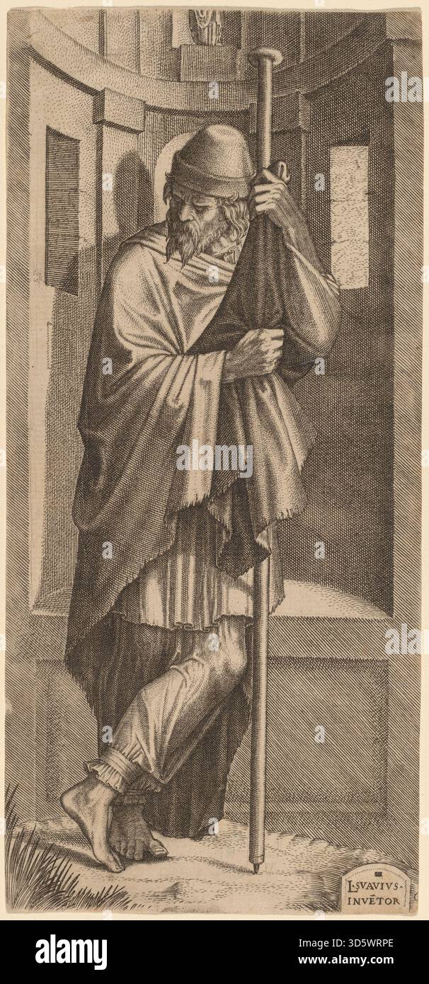 Painting by Lambert Suavius, 1545, depicting Saint James Major in ...