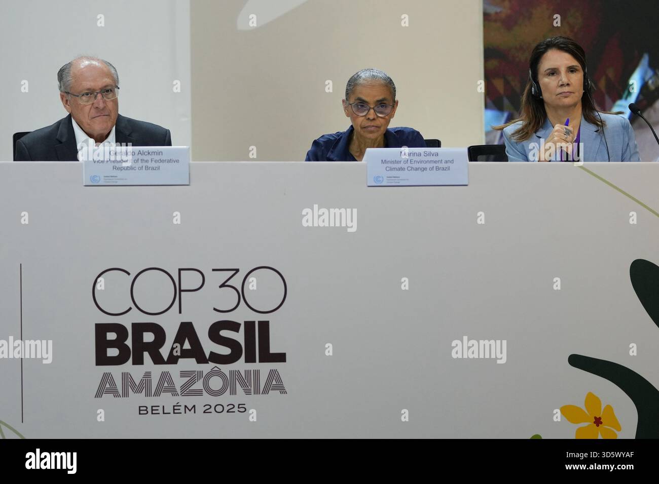 Brazil Vice President Geraldo Alckmin, from left, Marina Silva, Brazil ...