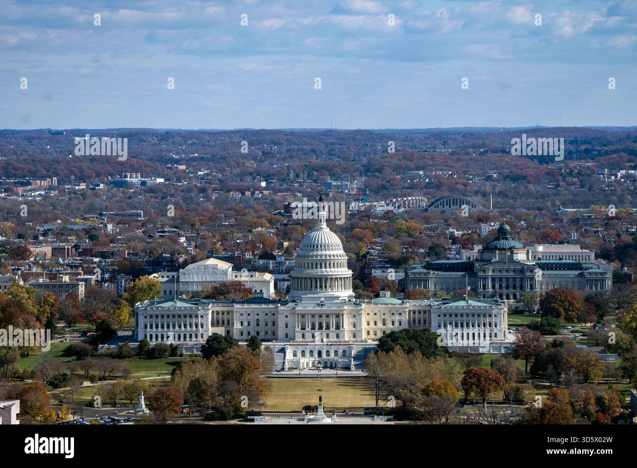 The U.S. Capitol building is seen from the Washington Monument in ...