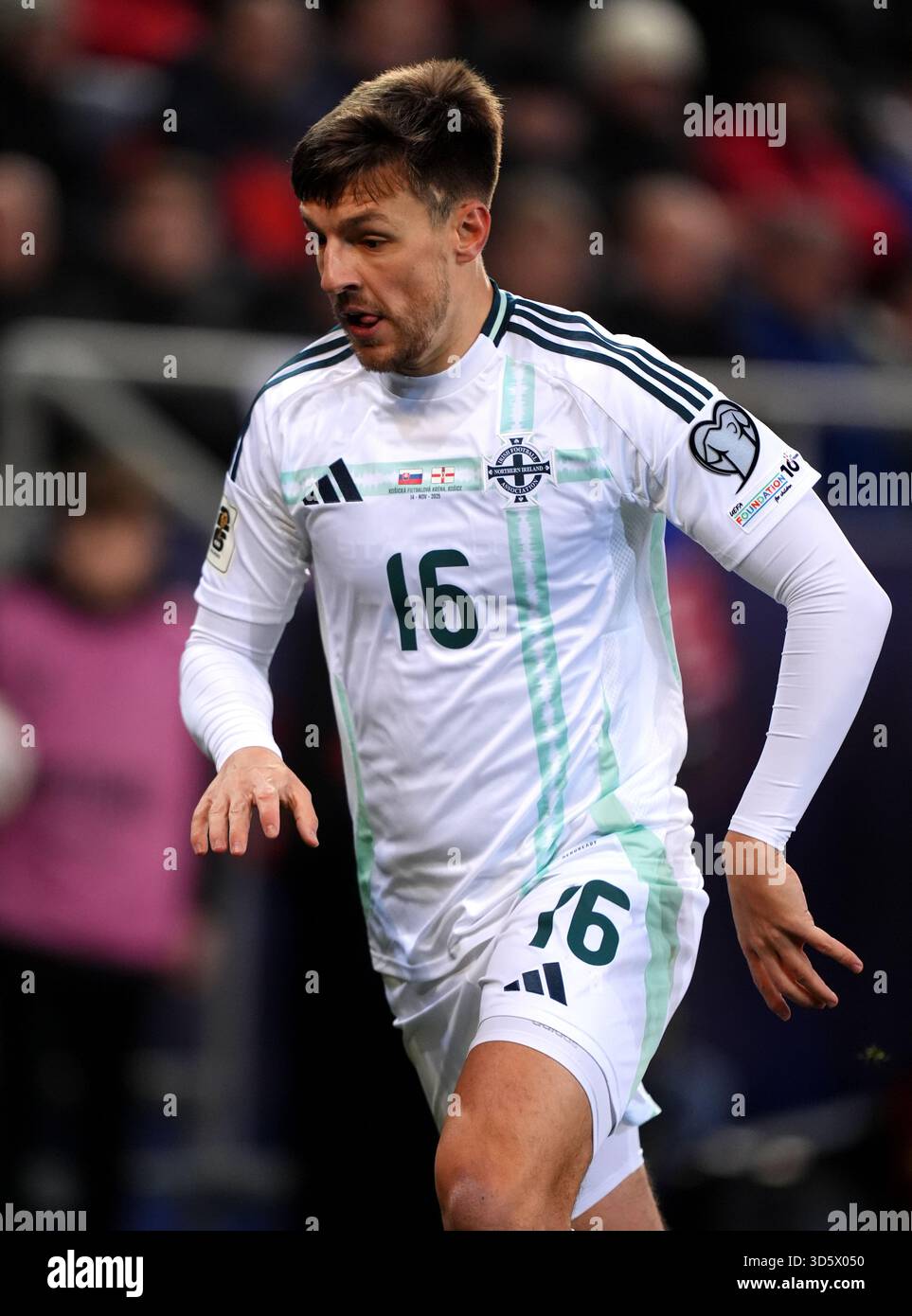 Northern Ireland's Brad Lyons during the 2026 FIFA World Cup European ...