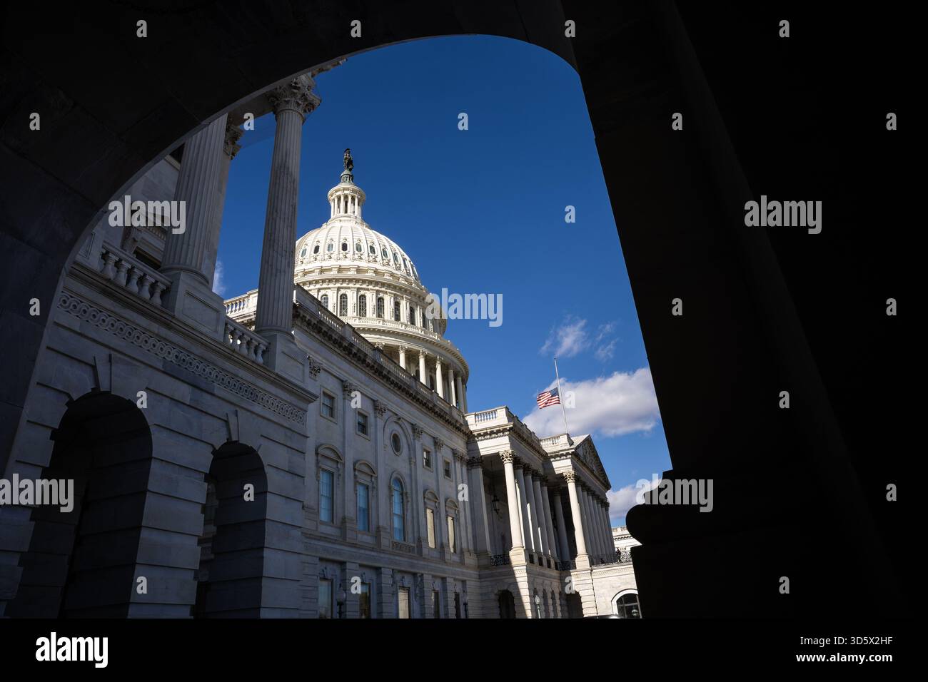 The U.S. Capitol building is seen Nov. 17, 2025. (Francis Chung ...