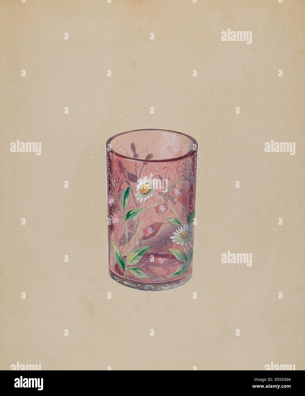 The object is a water glass, showing clear glass, cylindrical shape ...