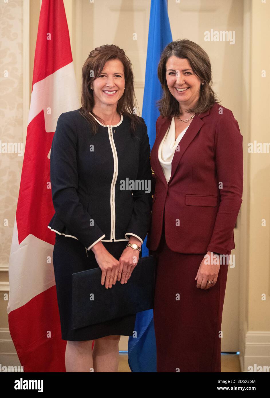 Alberta Premier Danielle Smith and Minister of Arts, Culture and Status ...