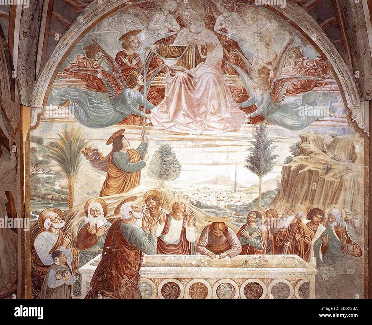 GOZZOLI, Benozzo (b. ca. 1420, Firenze, d. 1497, Pistoia) Assumption of ...