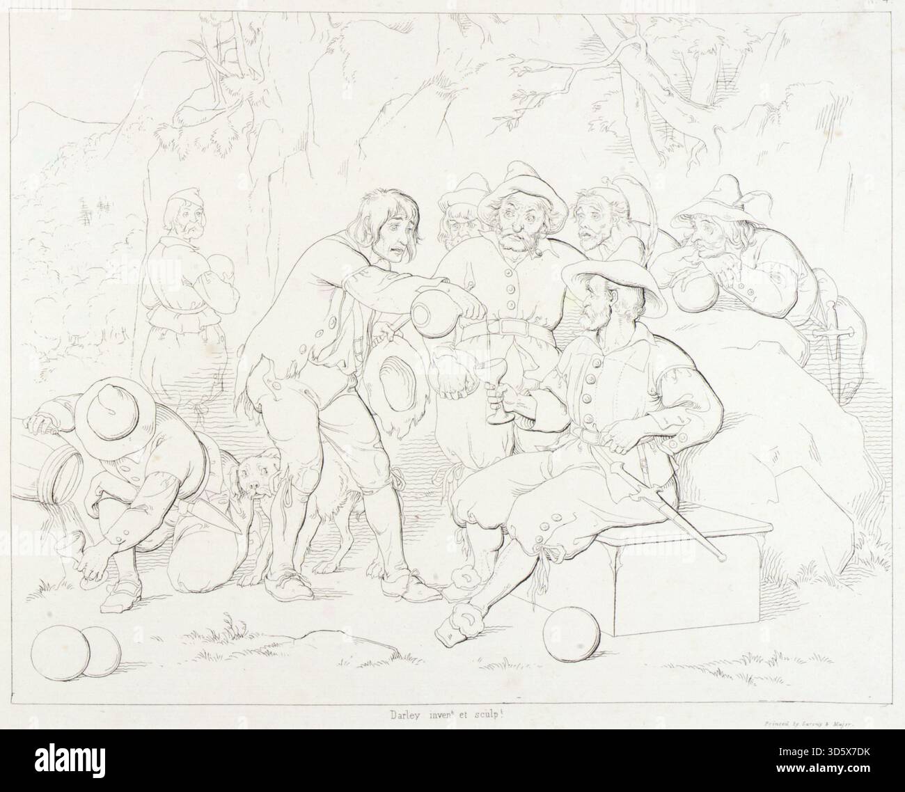 Folklore line drawing hi-res stock photography and images - Alamy