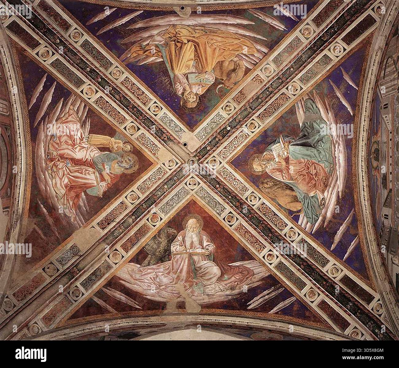 GOZZOLI, Benozzo (b. ca. 1420, Firenze, d. 1497, Pistoia) View of the ...