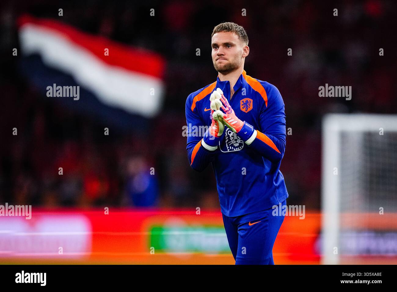 Amsterdam - Goalkeeper Bart Verbruggen of The Netherlands during the ...