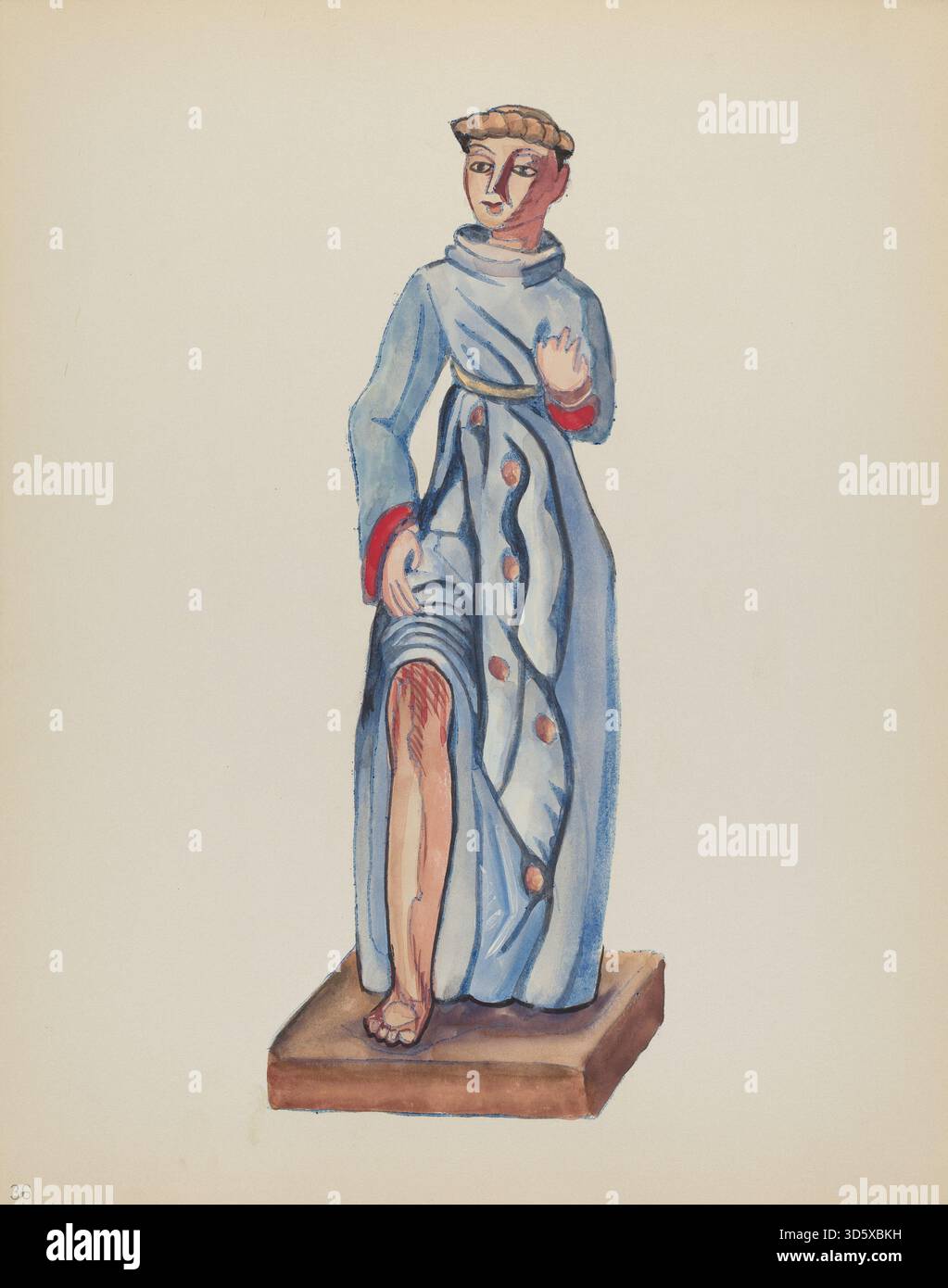Plate 36 from 'Spanish Colonial Designs of New Mexico' depicts Saint ...