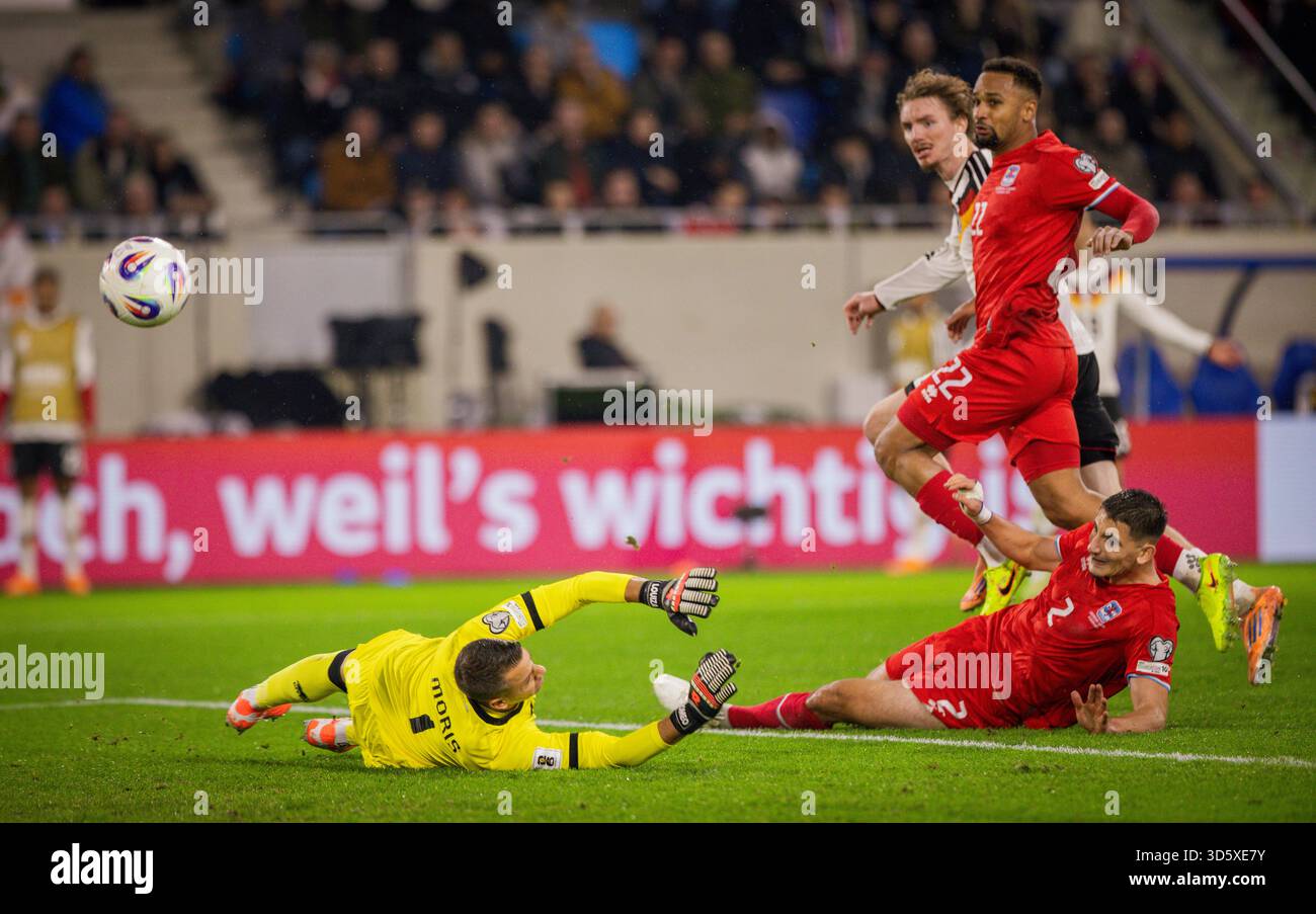 Luxembourg, Germany. 14th Nov 2025. Tor zum 0:2 durch Nick Woltemade ...