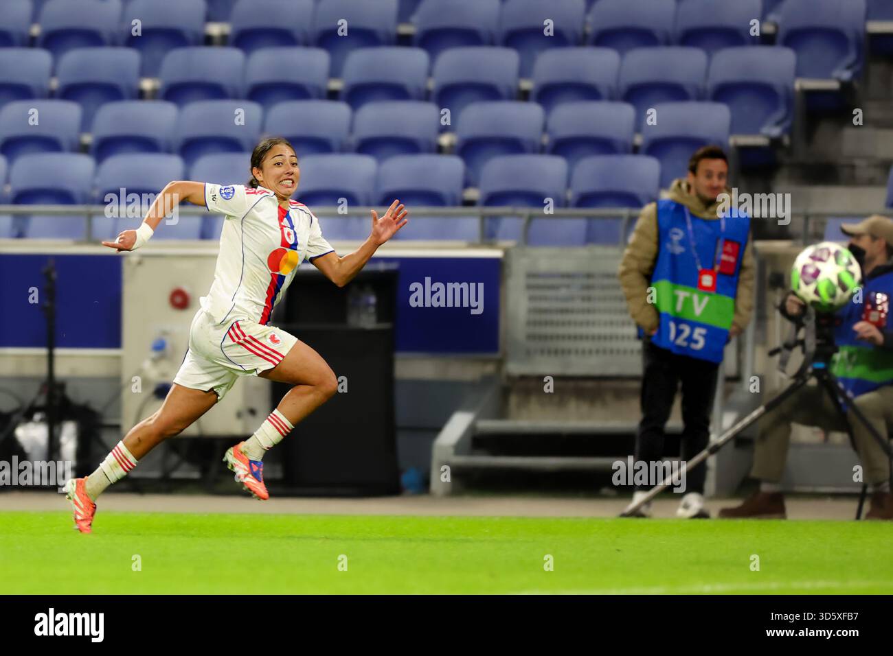 Lyon, France, November 11th 2025: During the UEFA Womens Champions ...