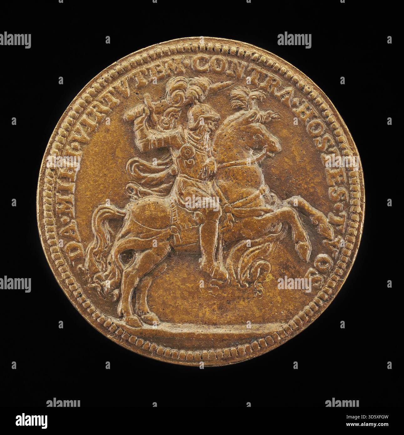 A 1562 reverse engraving by Steven van Herwijck depicting Sigismund II ...