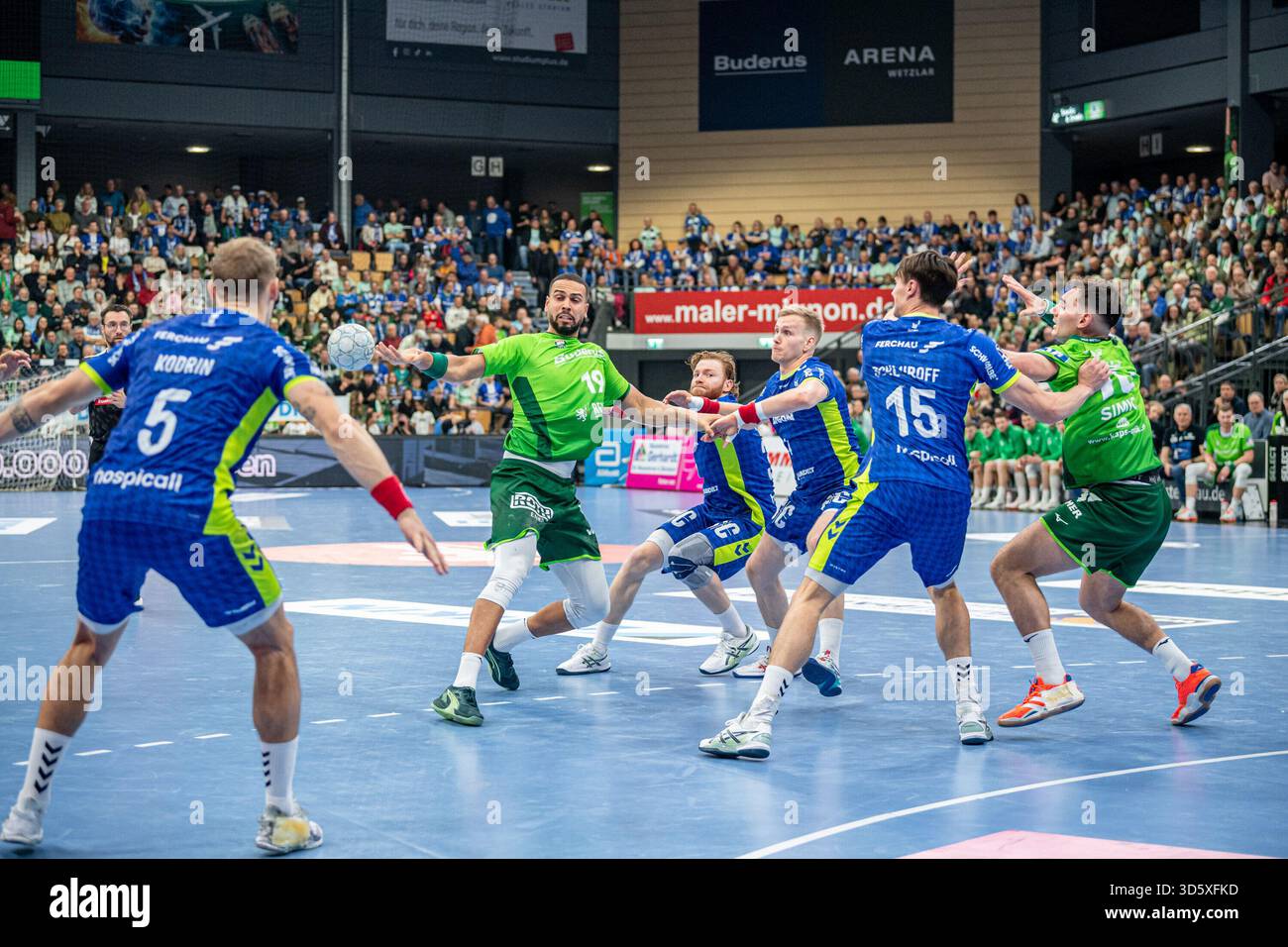 Philipp Ahouansou (HSG Wetzlar, 19), Tom Kiesler (VfL Gummersbach, 30 ...