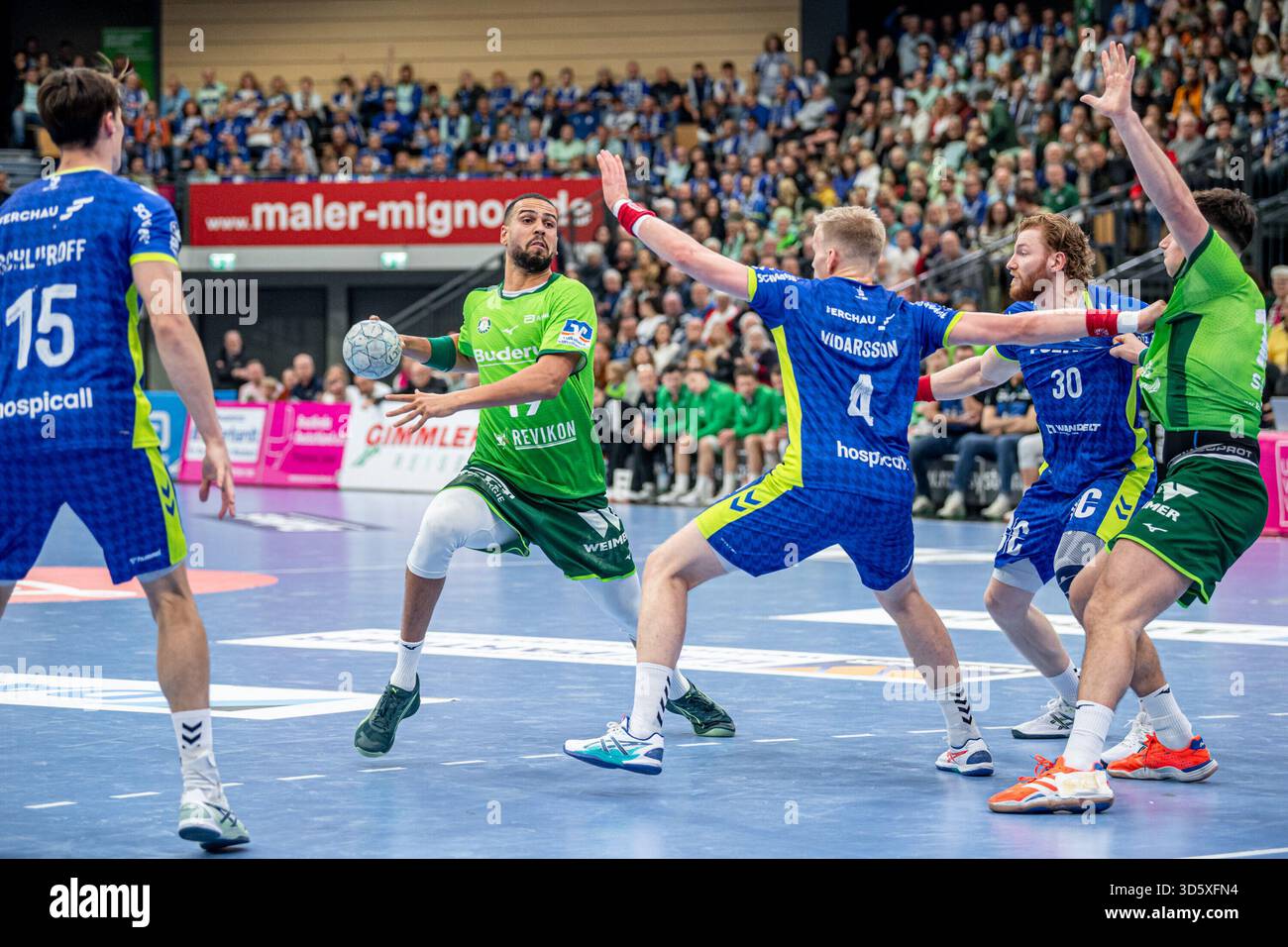Philipp Ahouansou (HSG Wetzlar, 19), 4g., Tom Kiesler (VfL Gummersbach ...