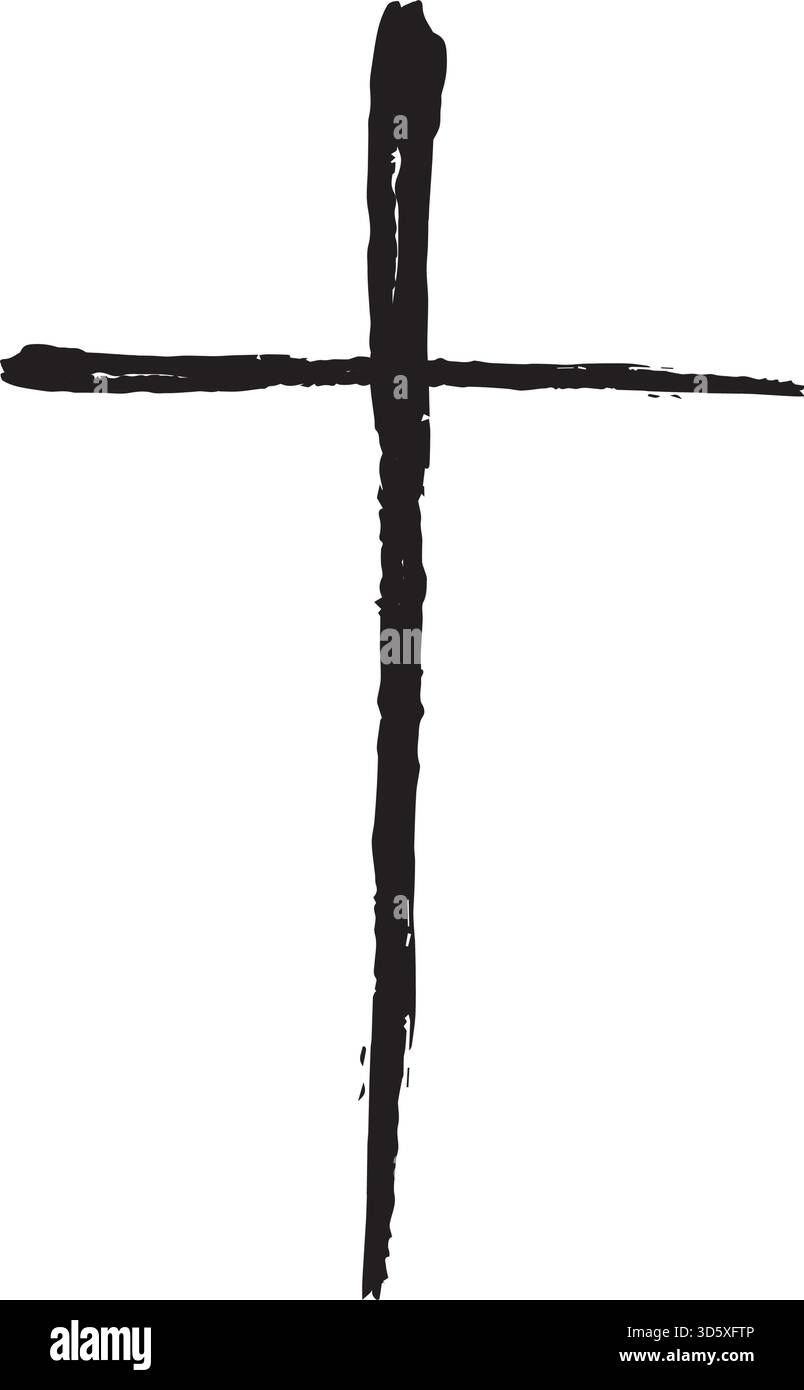 Cross icon, religion christian grung texture symbol of faith vector ...