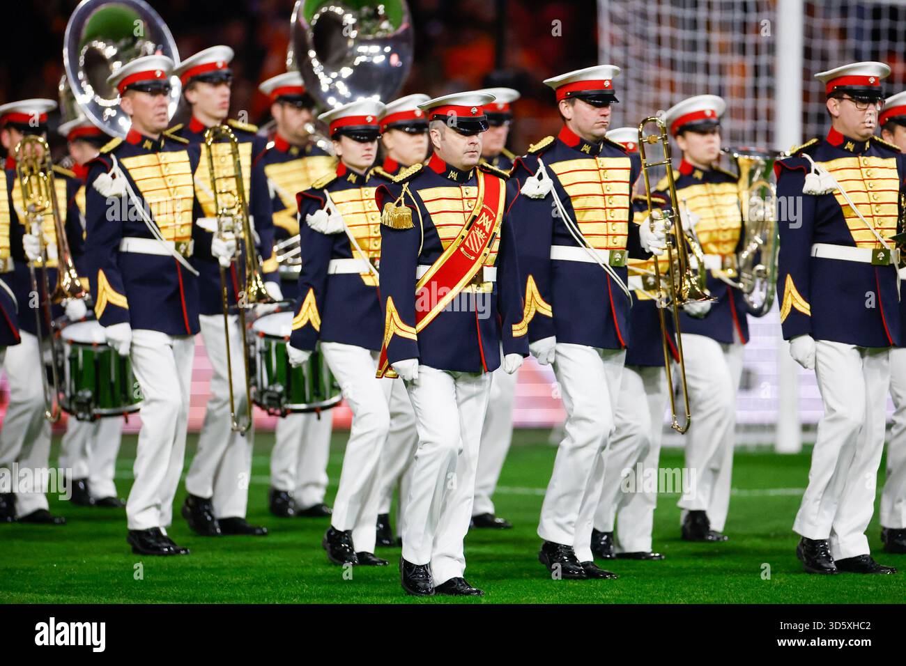 band during the FIFA World Cup 2026 qualifier match between Netherlands ...