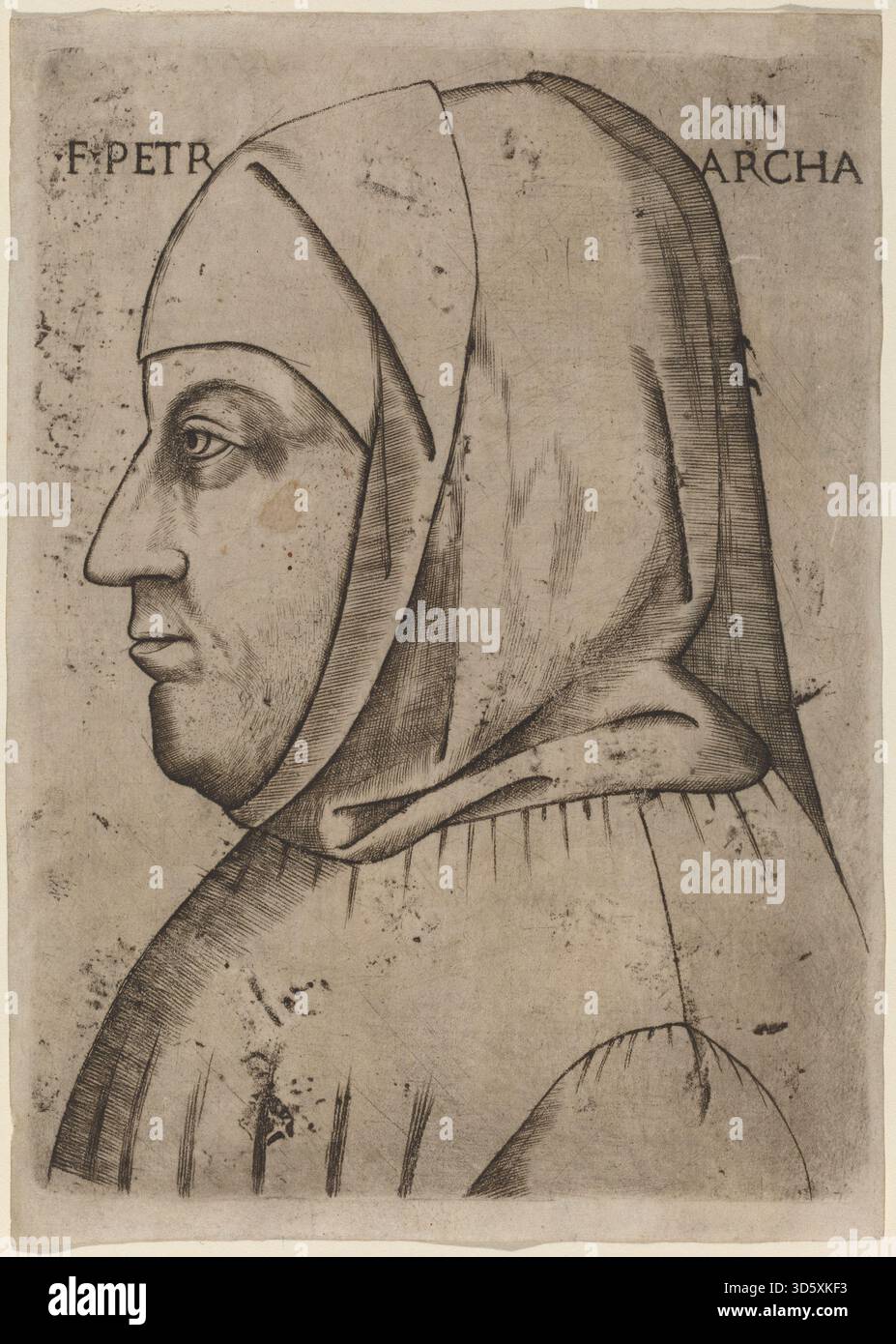 A first-half 16th-century Italian portrait of the poet Petrarch ...