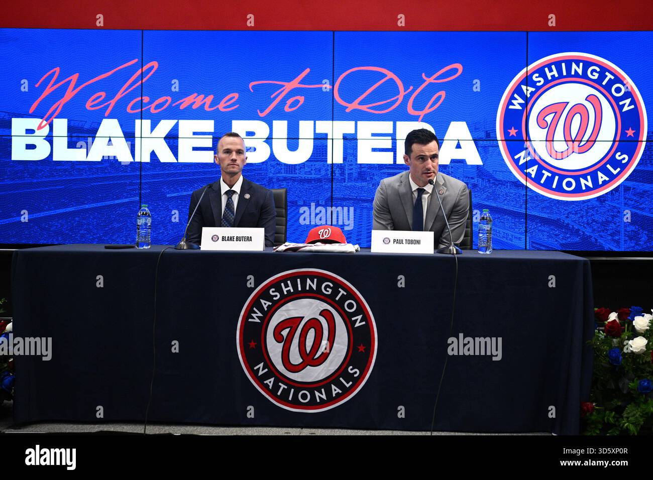 Washington Nationals president of baseball Operations, Paul Toboni ...