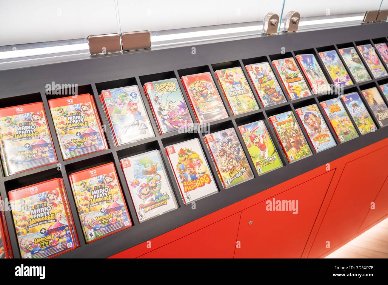 Assorted Nintendo Switch game cases including Mario and Zelda titles in ...