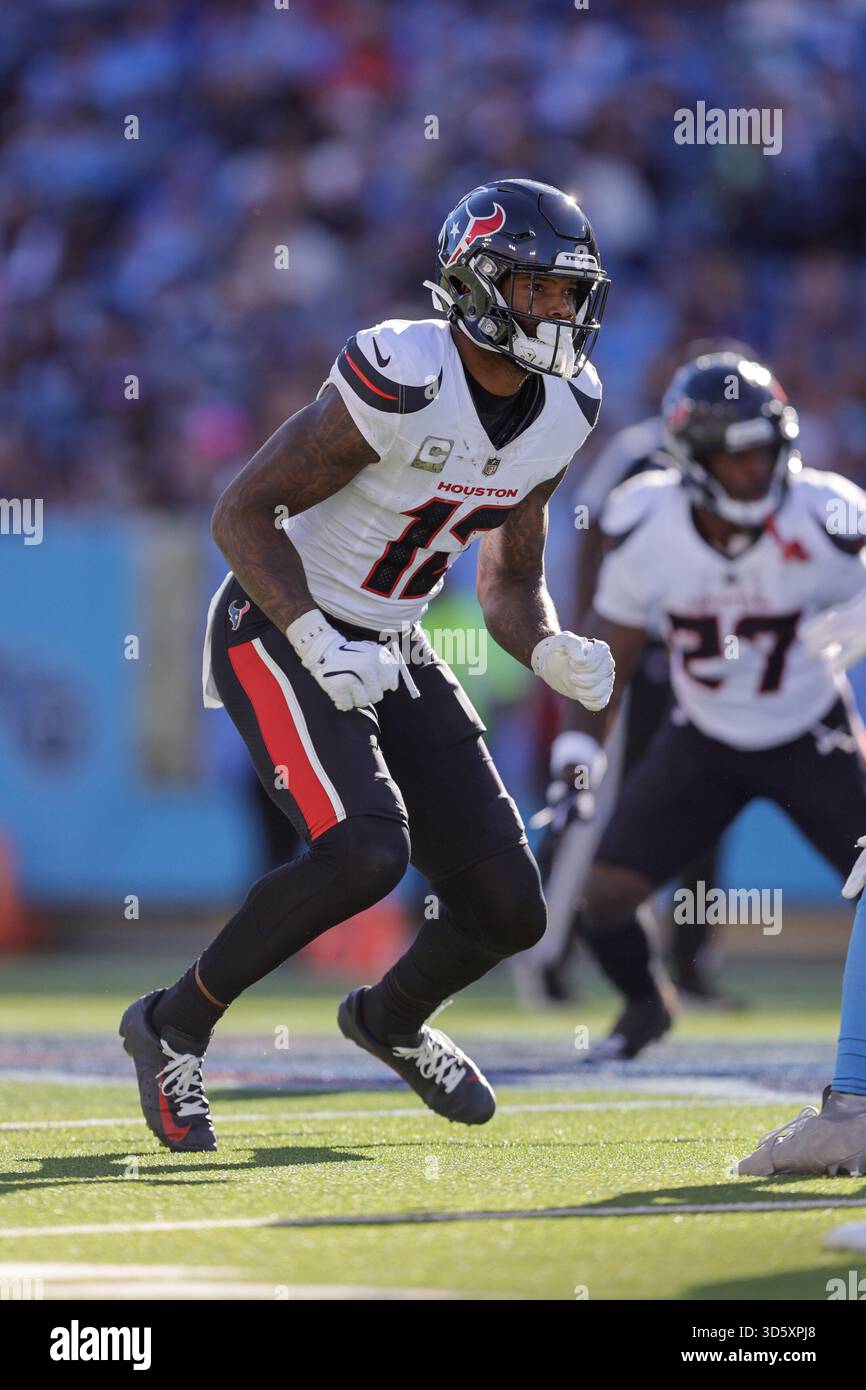 Houston Texans wide receiver Nico Collins (12) runs a route during the ...