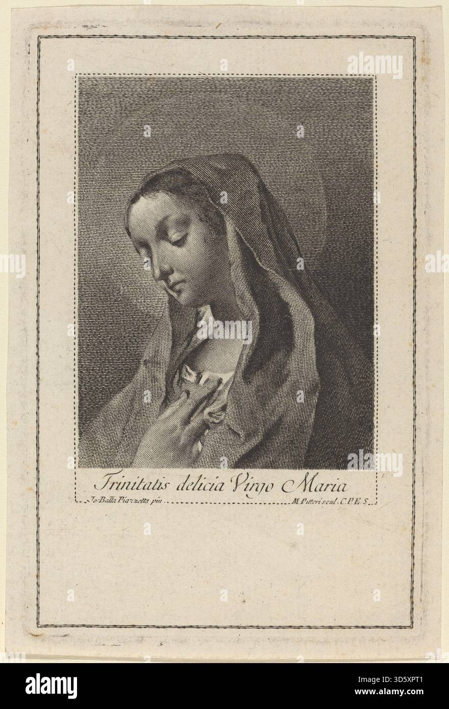 An engraving by Marco Alvise Pitteri after Giovanni Battista Piazzetta ...