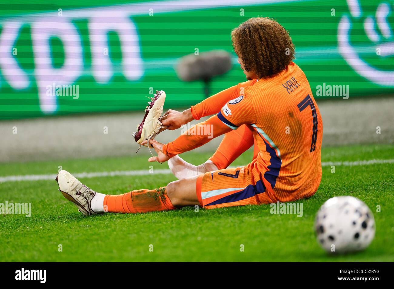 Xavi Simons of the Netherlands during the FIFA World Cup 2026 qualifier ...