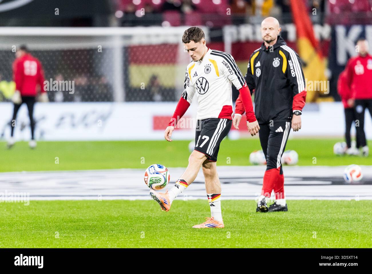 Florian Wirtz (Germany, 17) during warm-up with ball FIFA World Cup ...