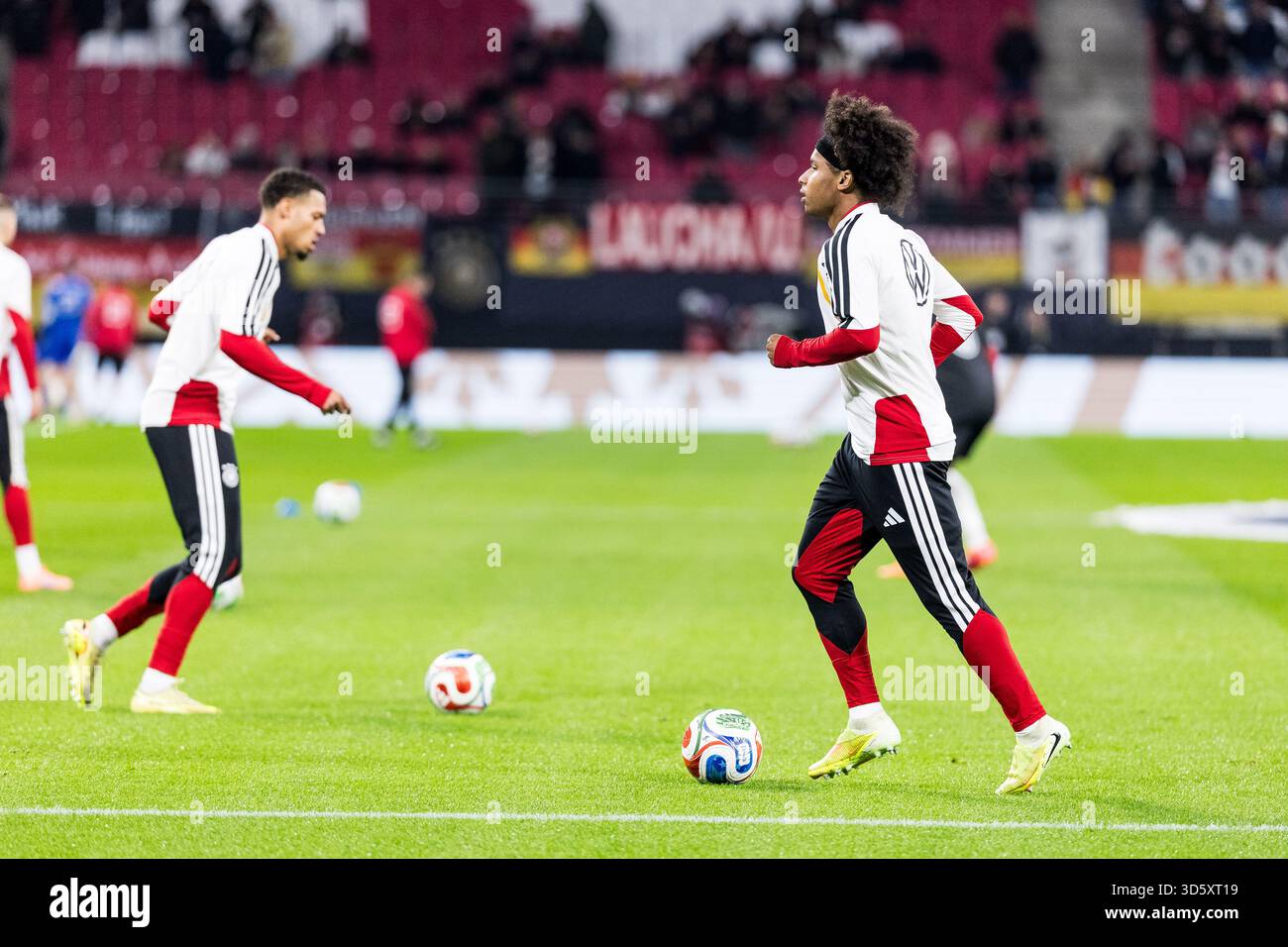 Karim Adeyemi (Germany, 14) in warm-up with ball FIFA World Cup UEFA ...