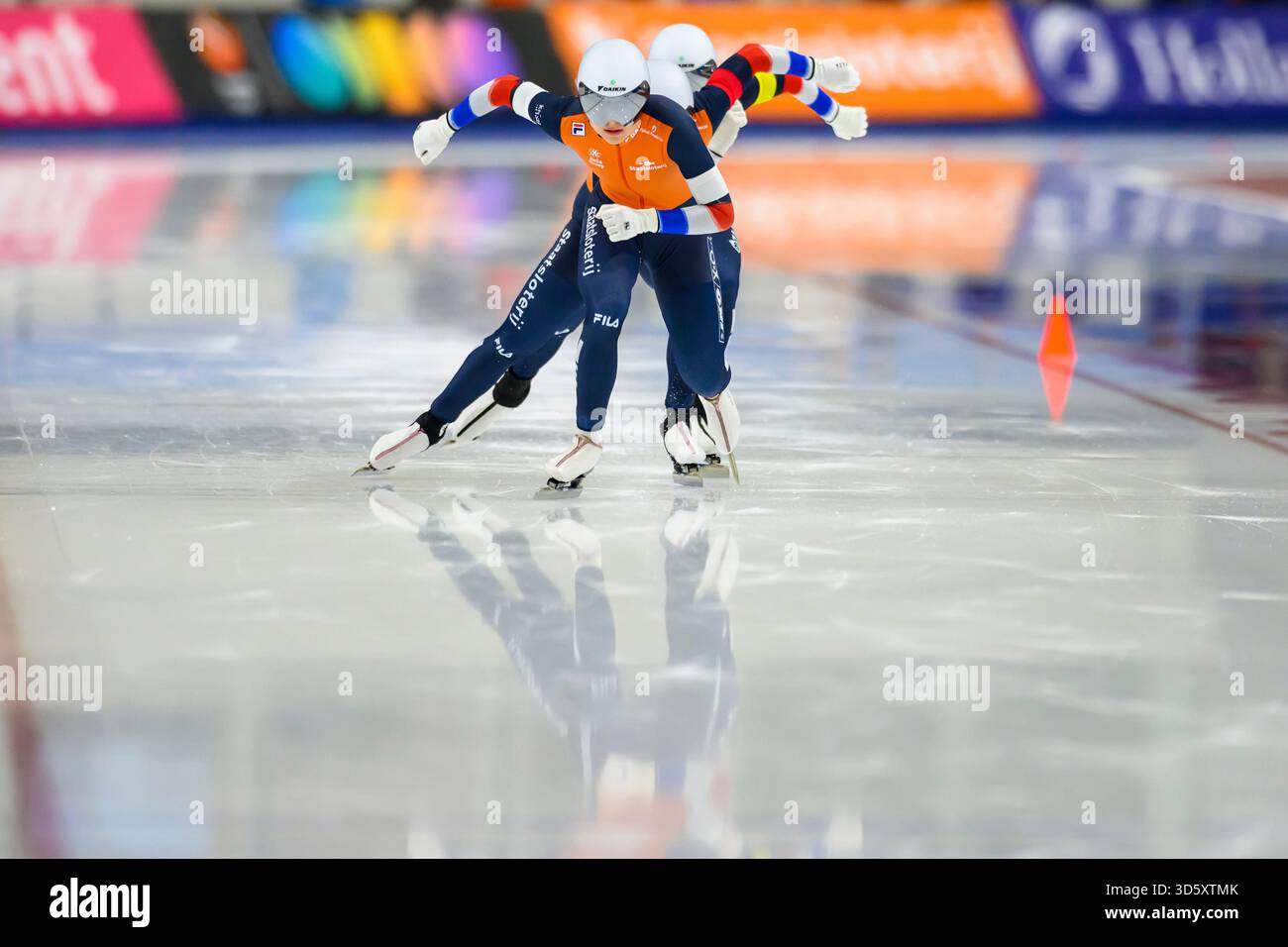 From front to back, Netherlands' Joy Beune, Antoinette Rijpma-De Jong ...