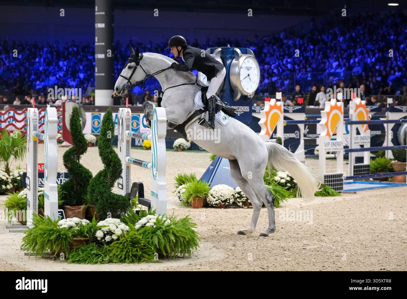 Soren Moeller Rohde from Denmark, ride Grace ASK, is in action during ...