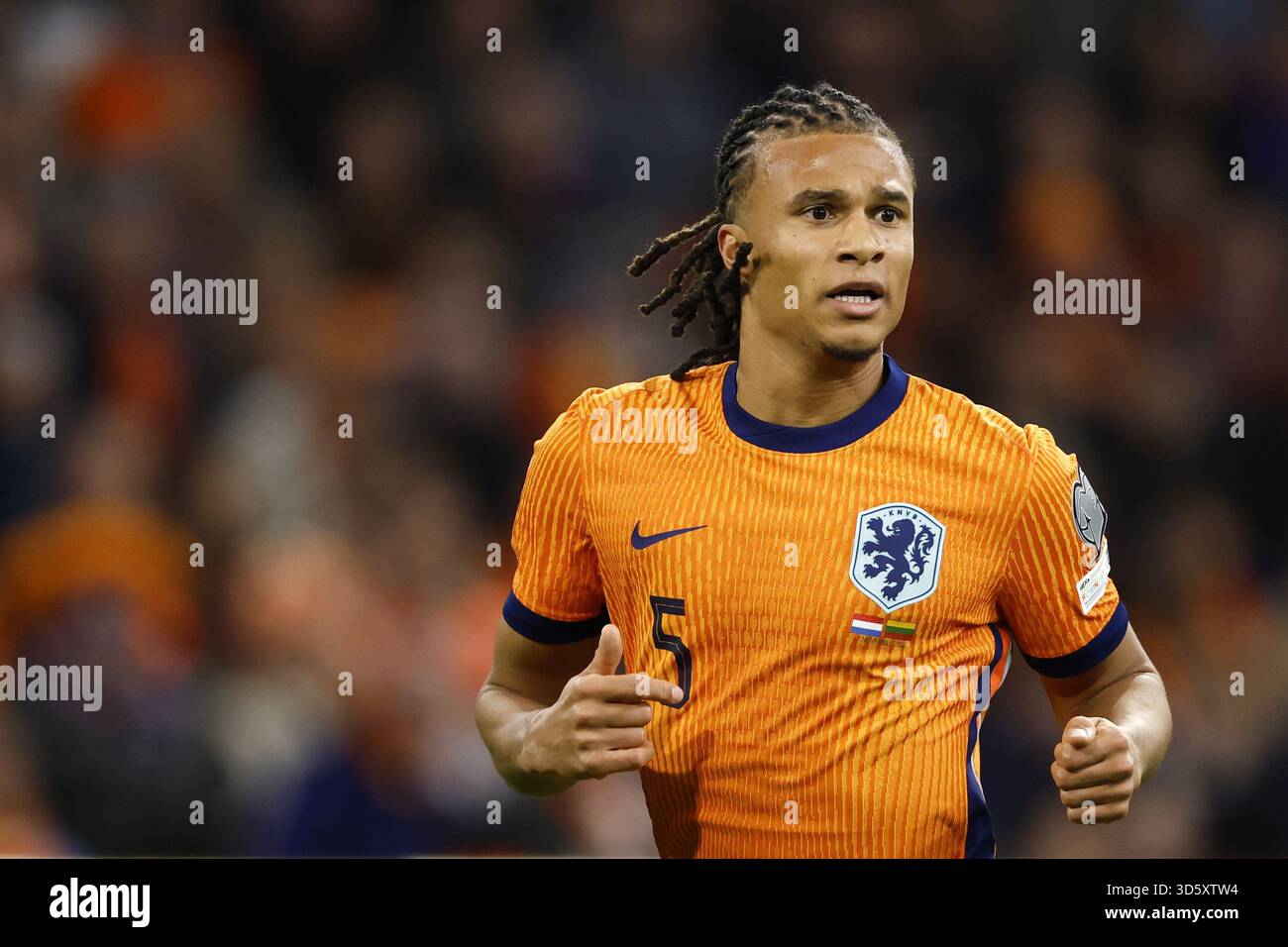 AMSTERDAM - Nathan Ake of the Netherlands during the World Cup ...