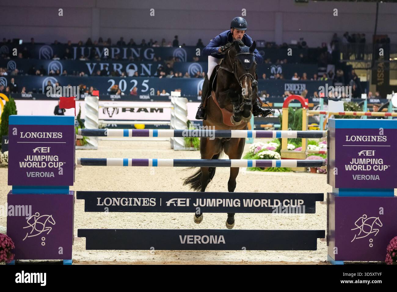 Daniel Deusser from Germany, ride Otello de Guldenboom, is in action ...