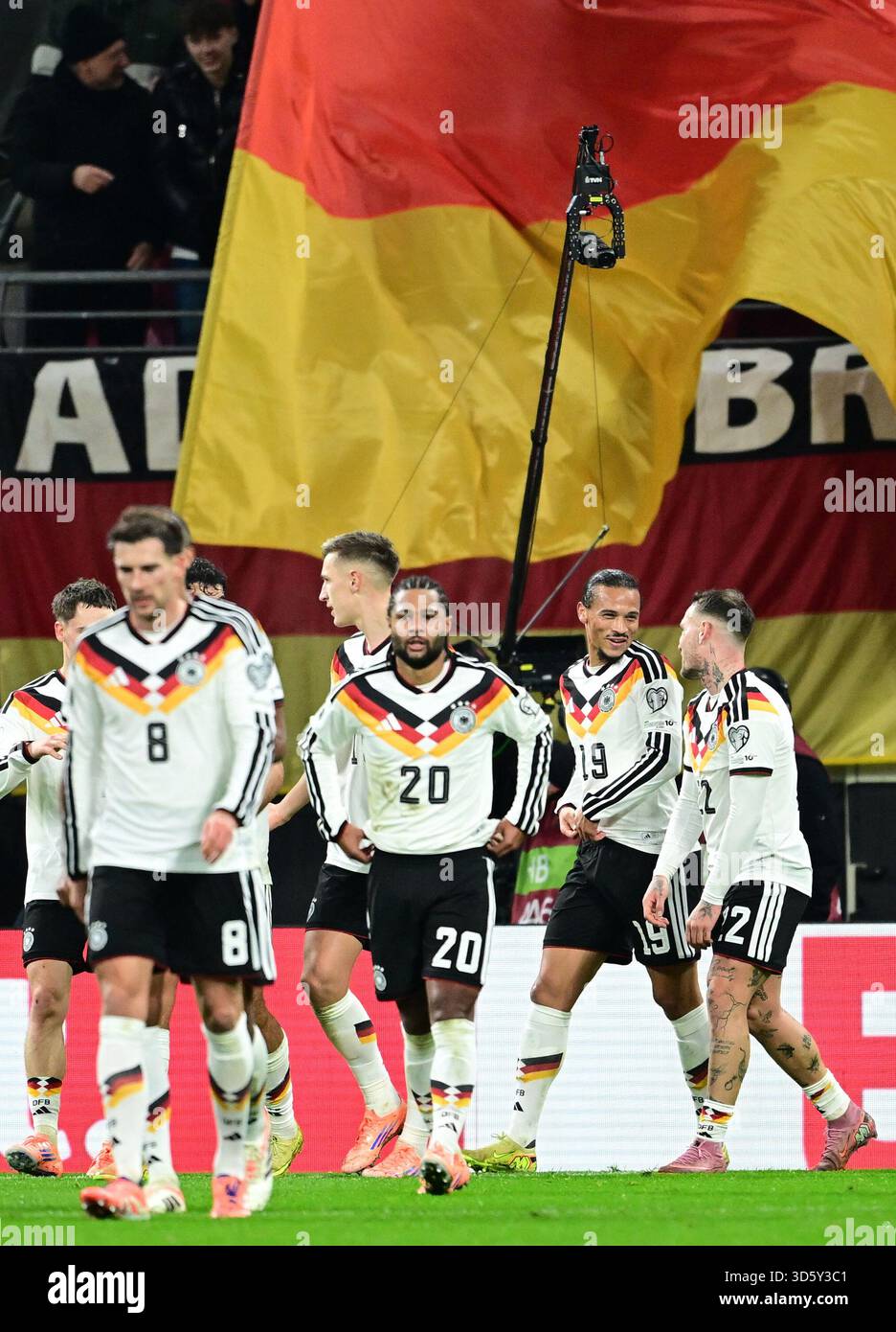 4:0 Goal, celebration, from left: Leon Goretzka, Nico Schlotterbeck ...