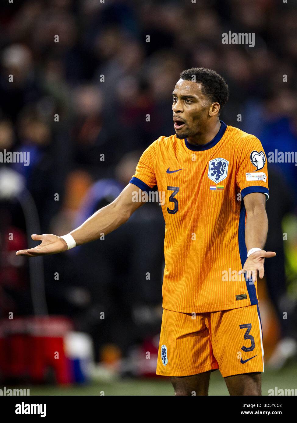 AMSTERDAM - Jurrien Timber of the Netherlands during the World Cup ...
