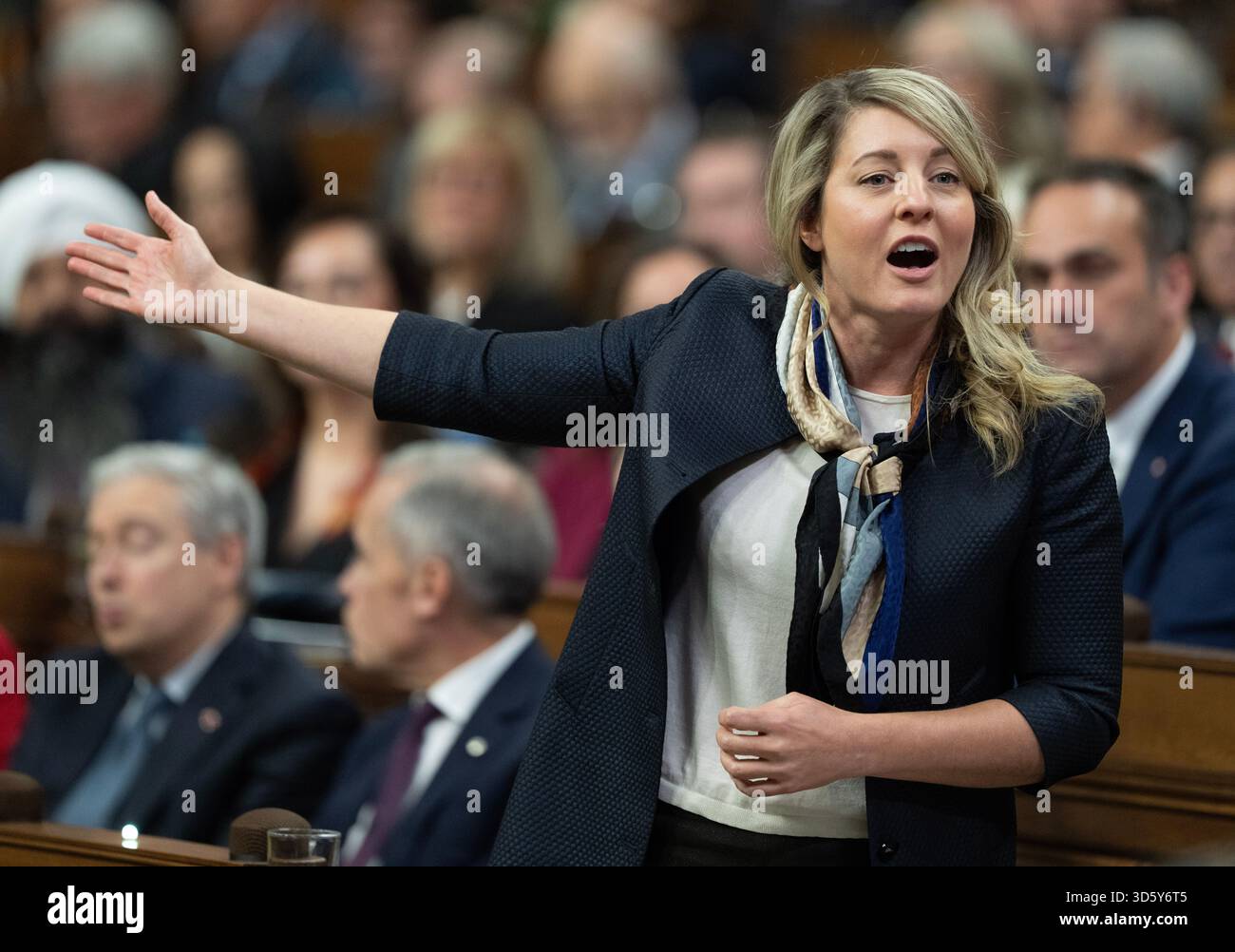 Minister of Industry Melanie Joly rises during Question Period, on ...