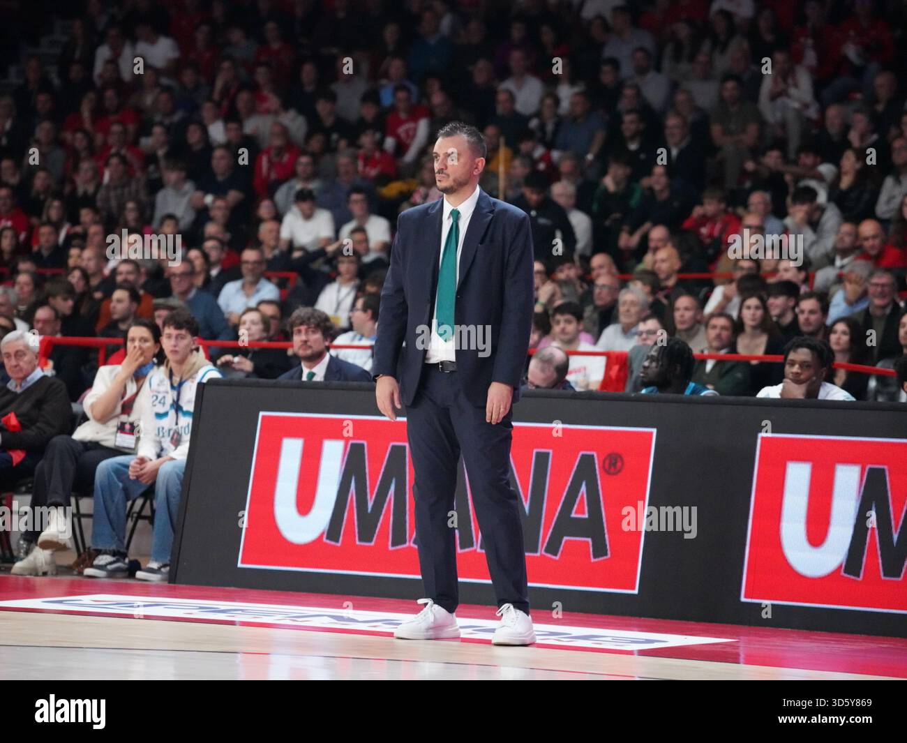 Head Coach: Nicola Brienza during the mach between Openjob Metis Varese ...