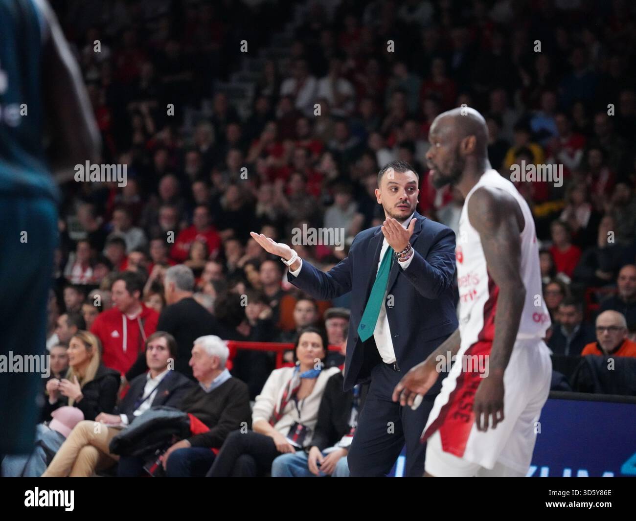 Head Coach: Nicola Brienza during the mach between Openjob Metis Varese ...