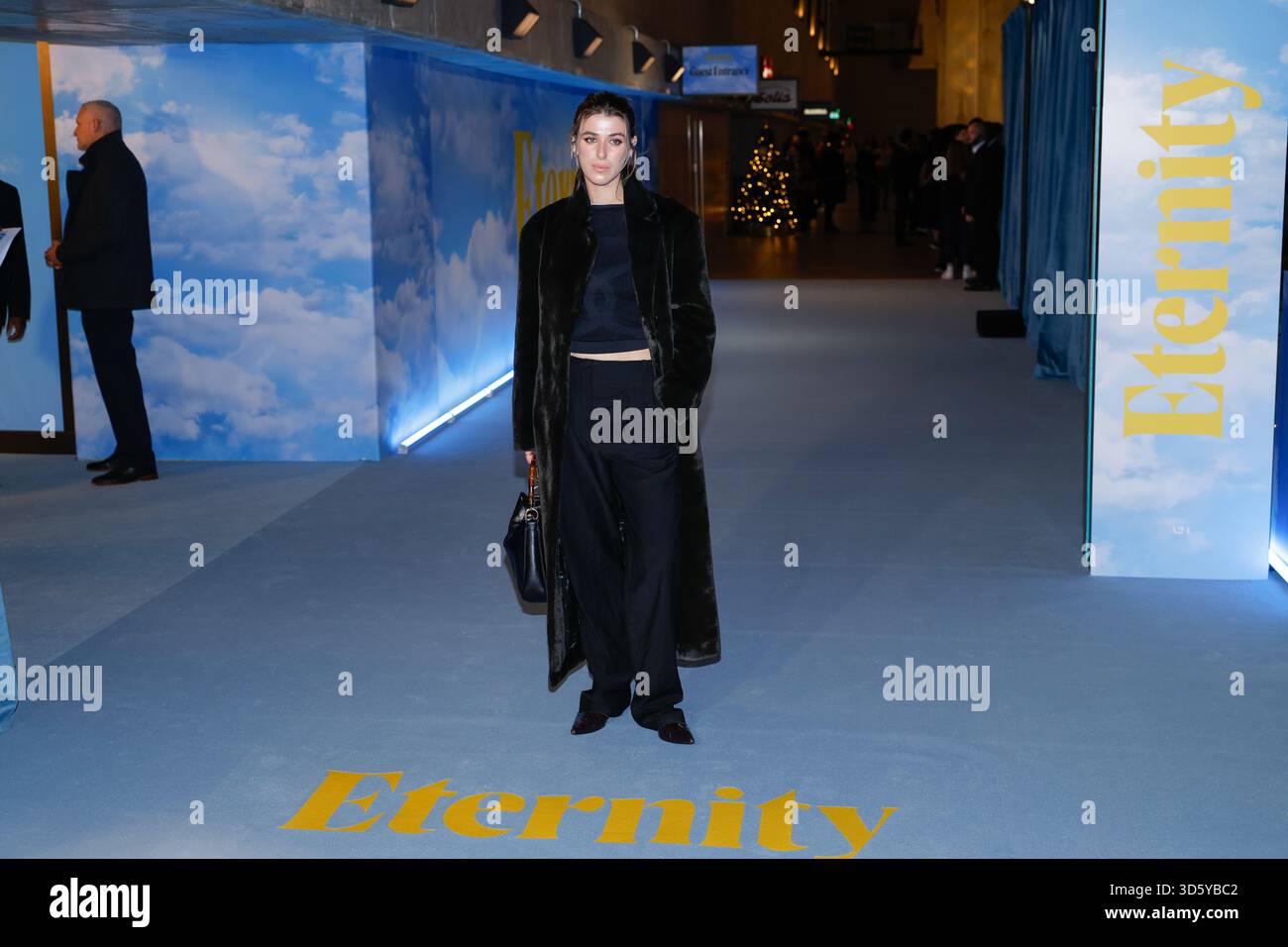 Honor Swinton Byrne poses for photographers upon arrival at the ...