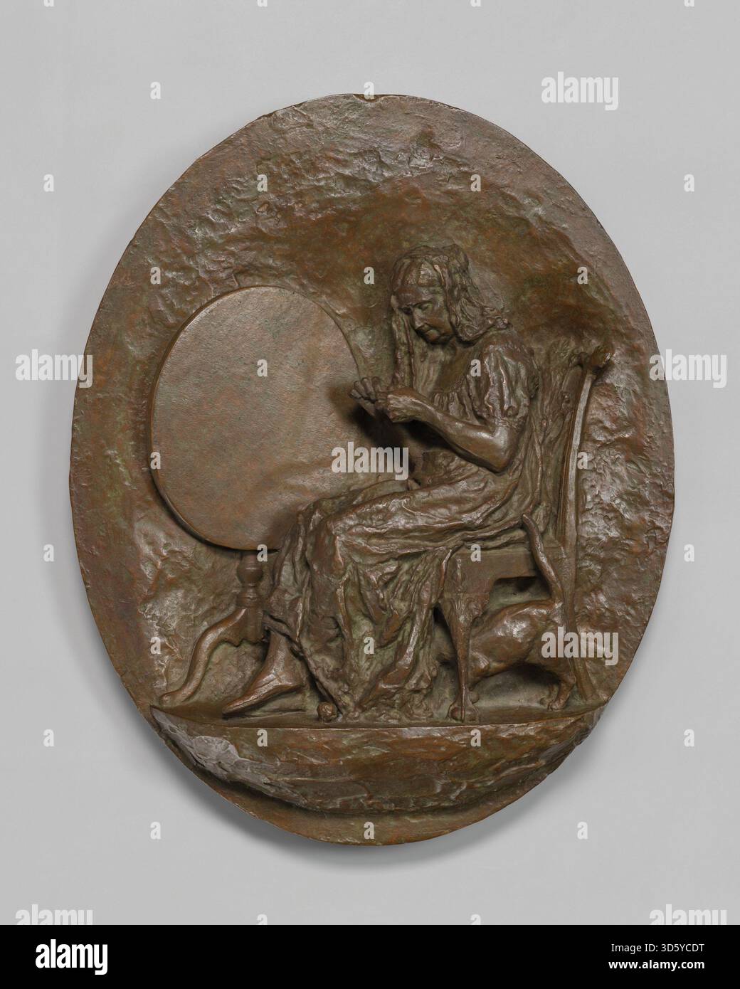 Knitting study by Thomas Eakins, modeled in 1881 and cast in 1967 ...