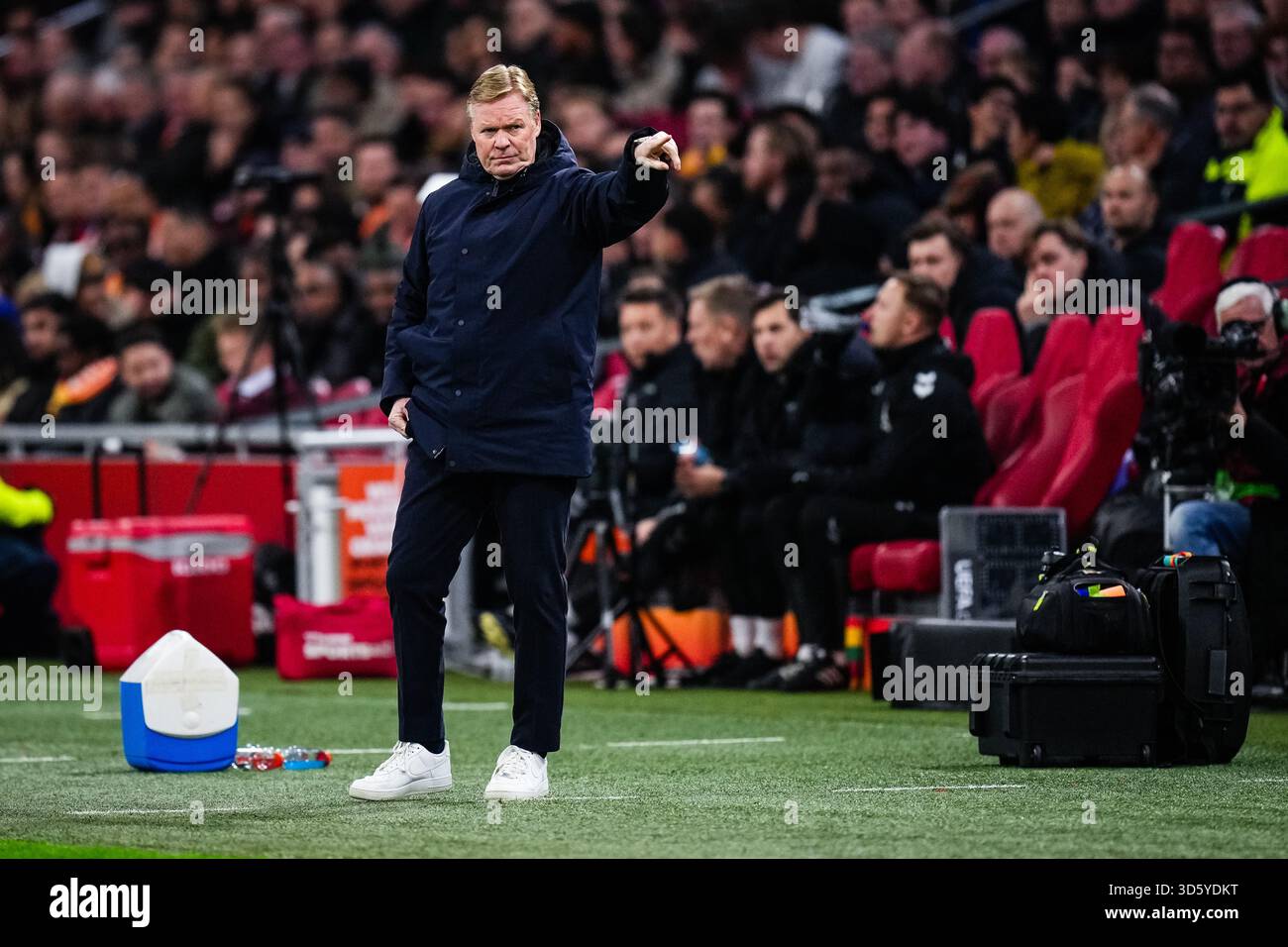 Amsterdam - Coach Ronald Koeman of The Netherlands during the ...