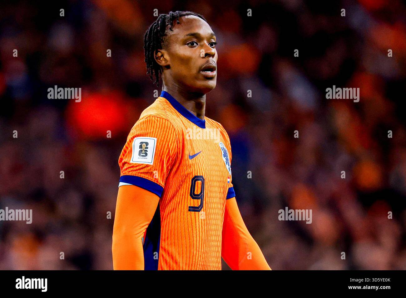 Emmanuel Emegha of the Netherlands looks on during the FIFA World Cup ...